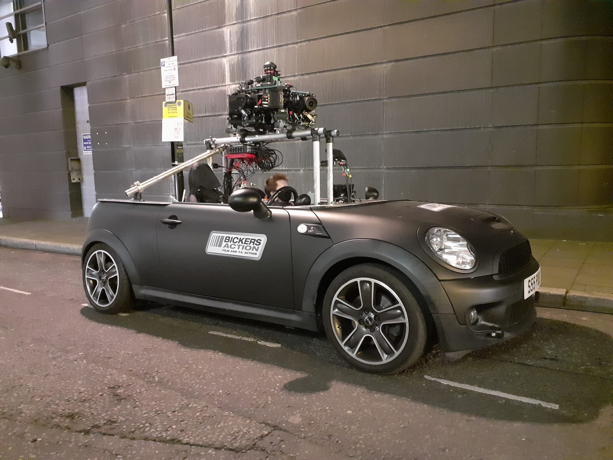 Mini Cooper S Plate Shot / Array Vehicle - Bickers Action