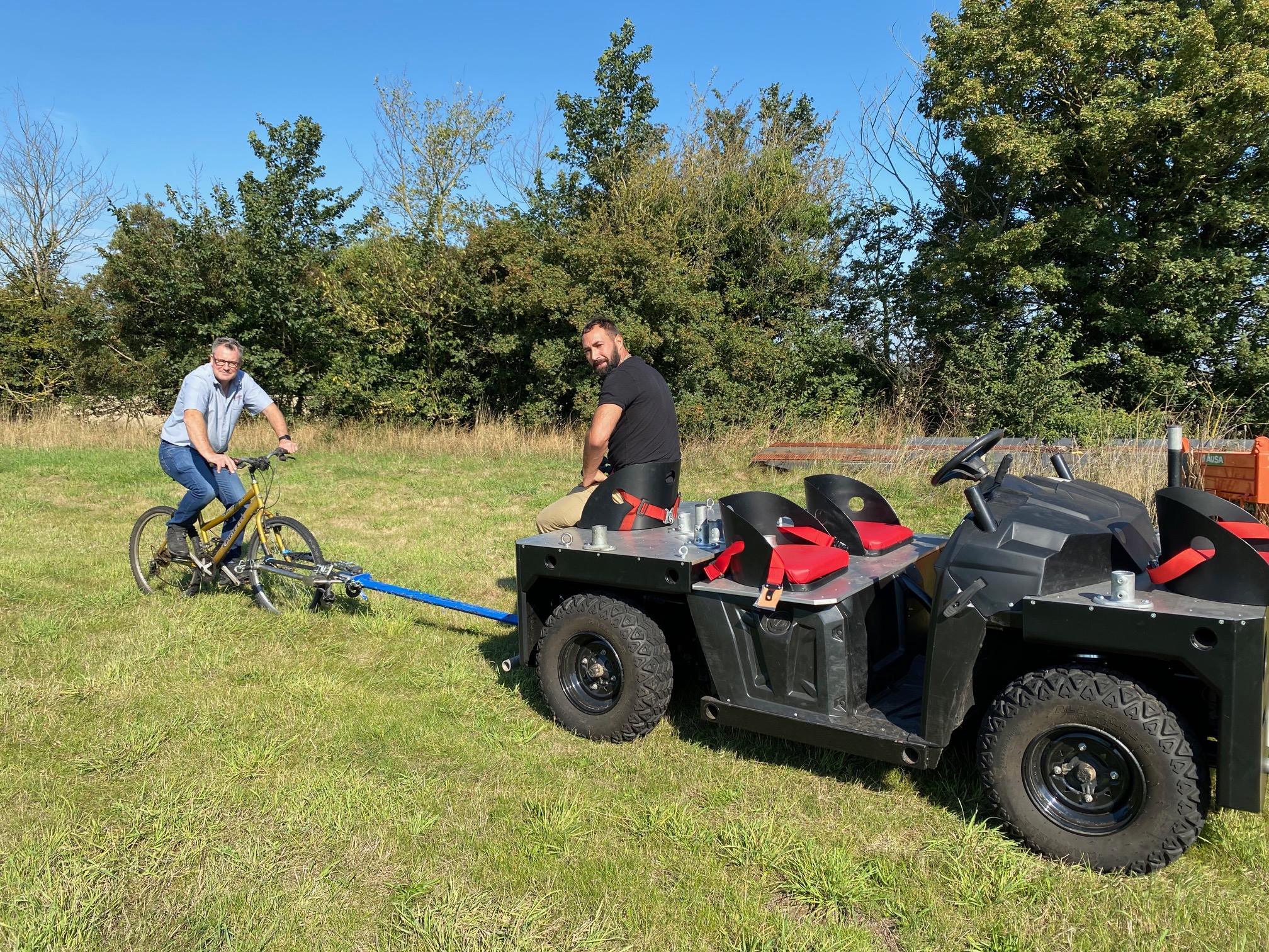 Motorcycle and Bicycle Banking Rig - Bickers Action